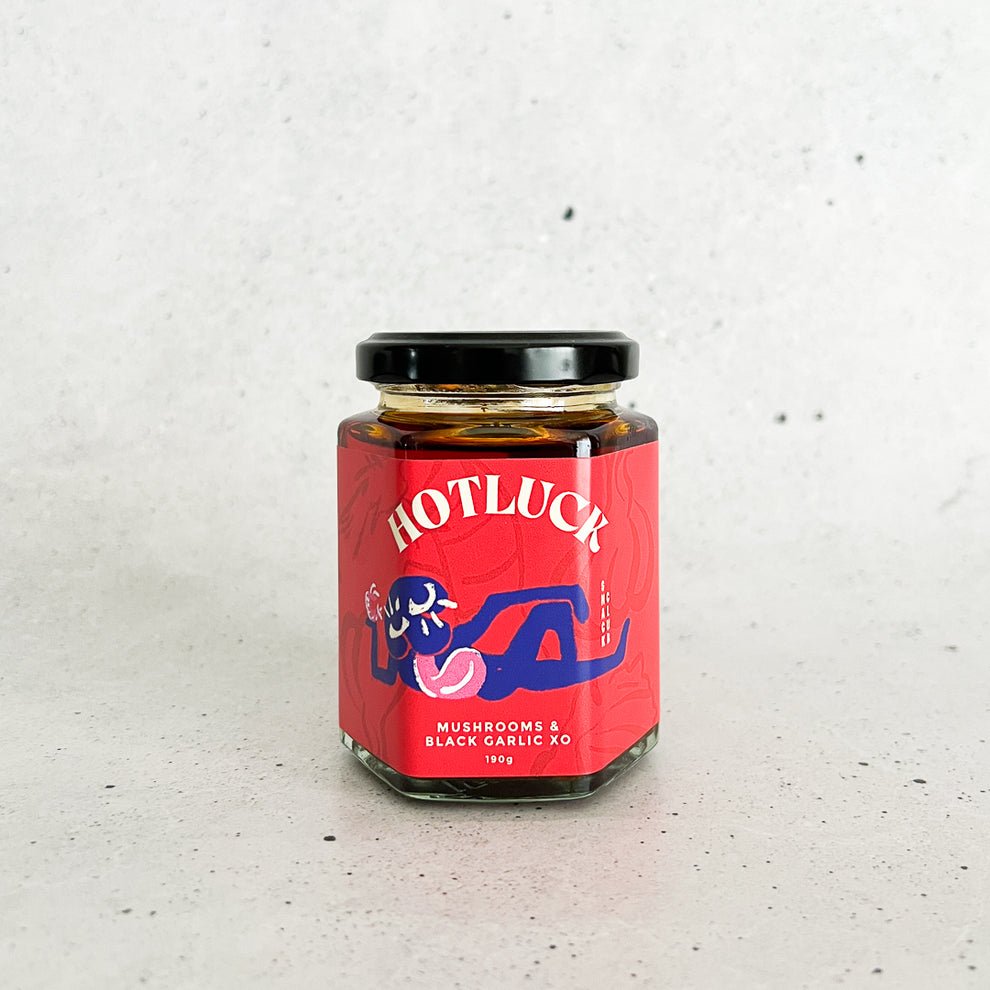 Hotluck Club Mushroom & Black Garlic XO 190g – Naked Asian Grocer